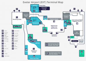 Terminal Map – Exeter Airport